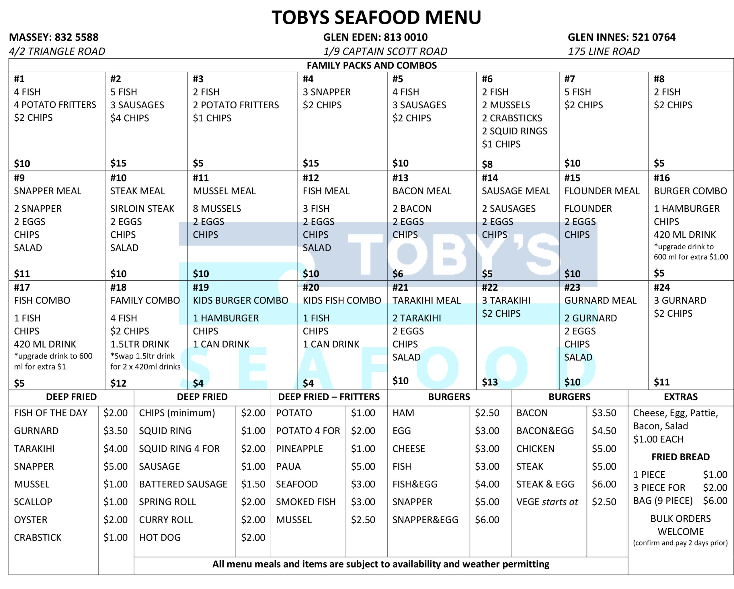 tobys - Toby's Seafood