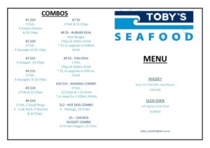 Toby's Seafood Menu 2019 TML TGEL 1 - Toby's Seafood